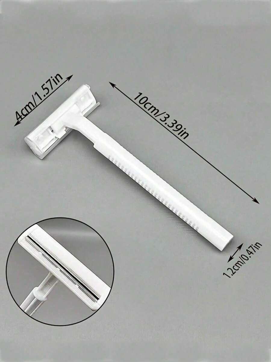 10Pcs Disposable Men And Women Razors Manual Safety Razors Hair Removal ...