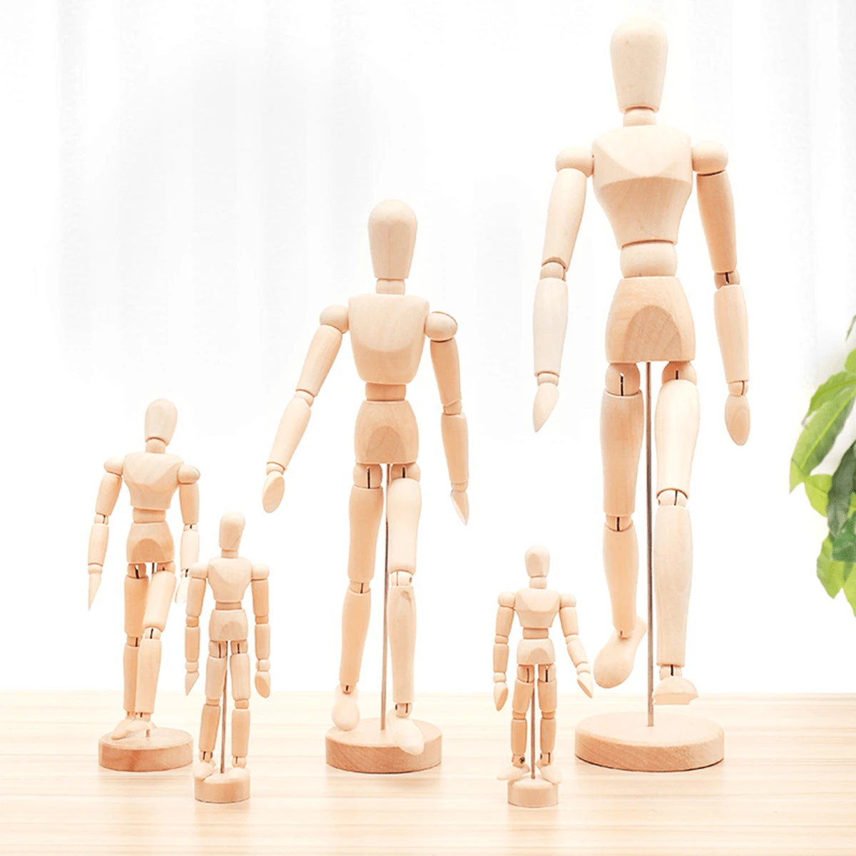 A Joint Flexible And Movable Puppet Figurine, Cartoon Drawing, Human ...