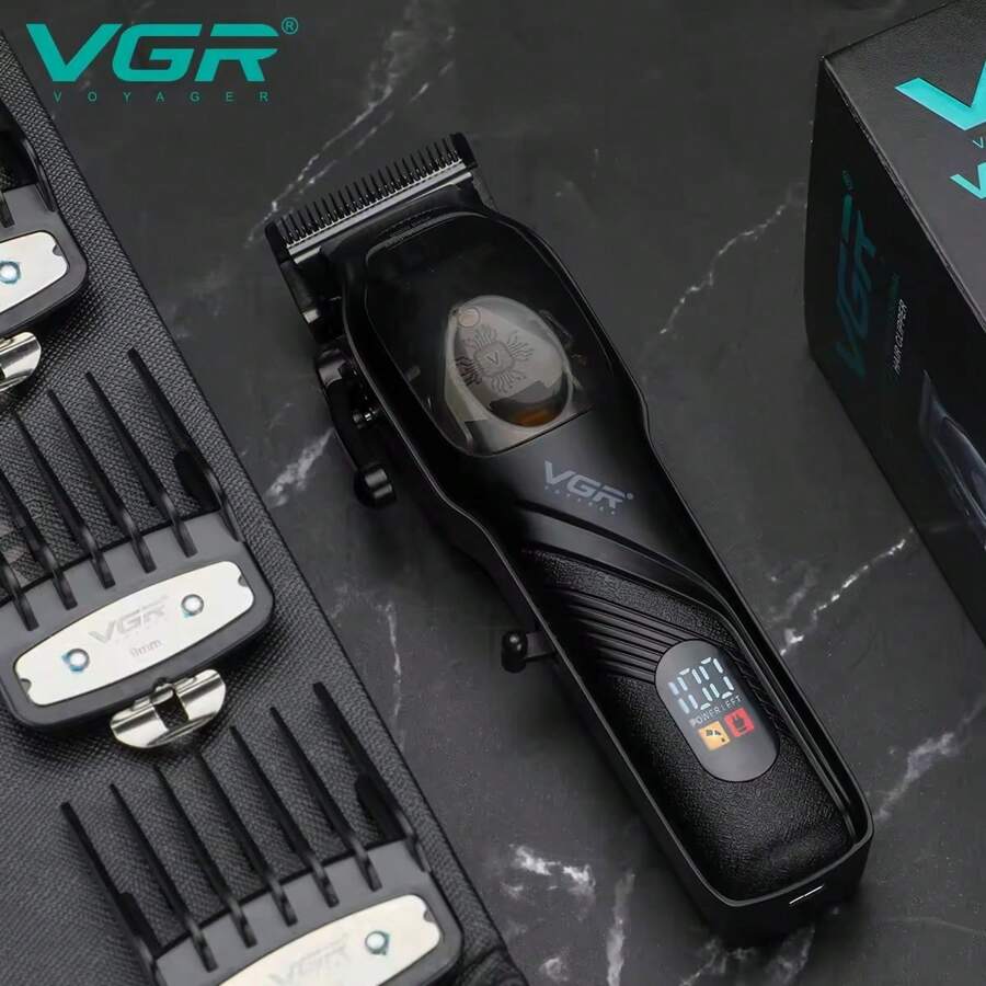 VGR Professional Electric Hair Clipper Electric Hair Trimmer Wireless Hair Clipper Rechargeable ...