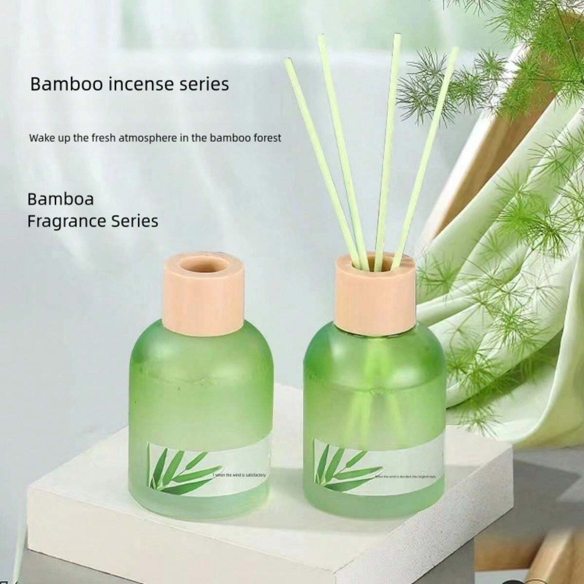 1 Bottle Of 100ml Bamboo Scent Aroma Diffuser, Smokeless Aromatherapy Air Freshener, Unique Home ...