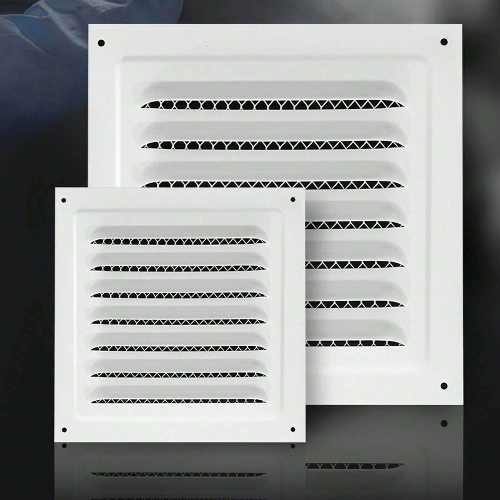 1pc Aluminum Alloy Square Ventilation Rainproof Louver For Exterior ...