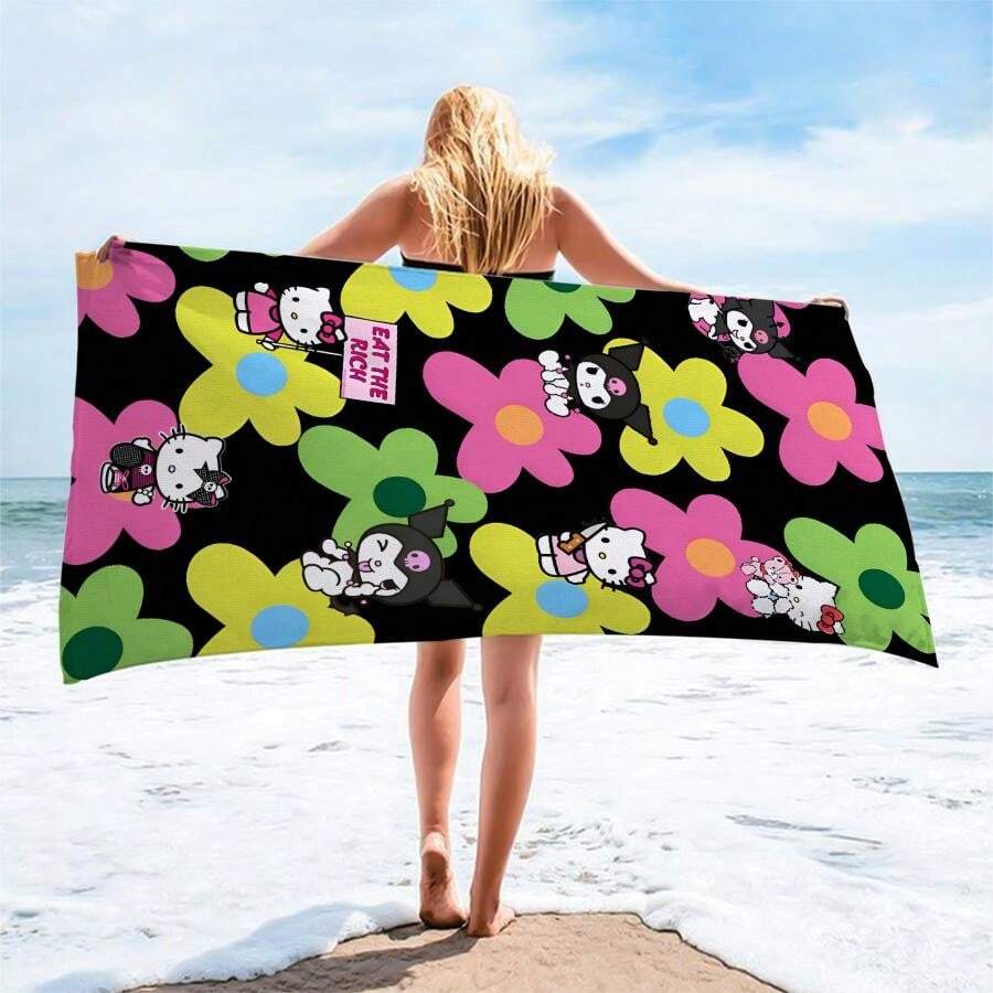 [Authorized] 1pc Beach Towel, Microfiber Beach Towel, Large Size Quick ...