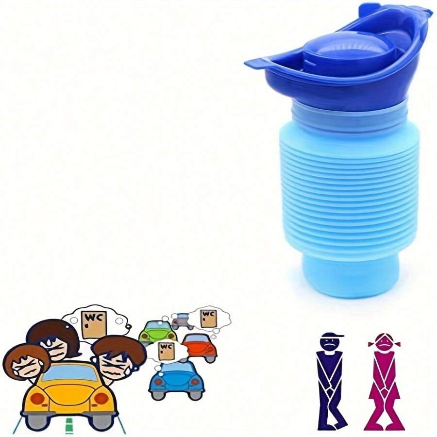 1pc 750ml Portable Adult Urinal Car Urination Pee Soft Toilet Outdoor ...