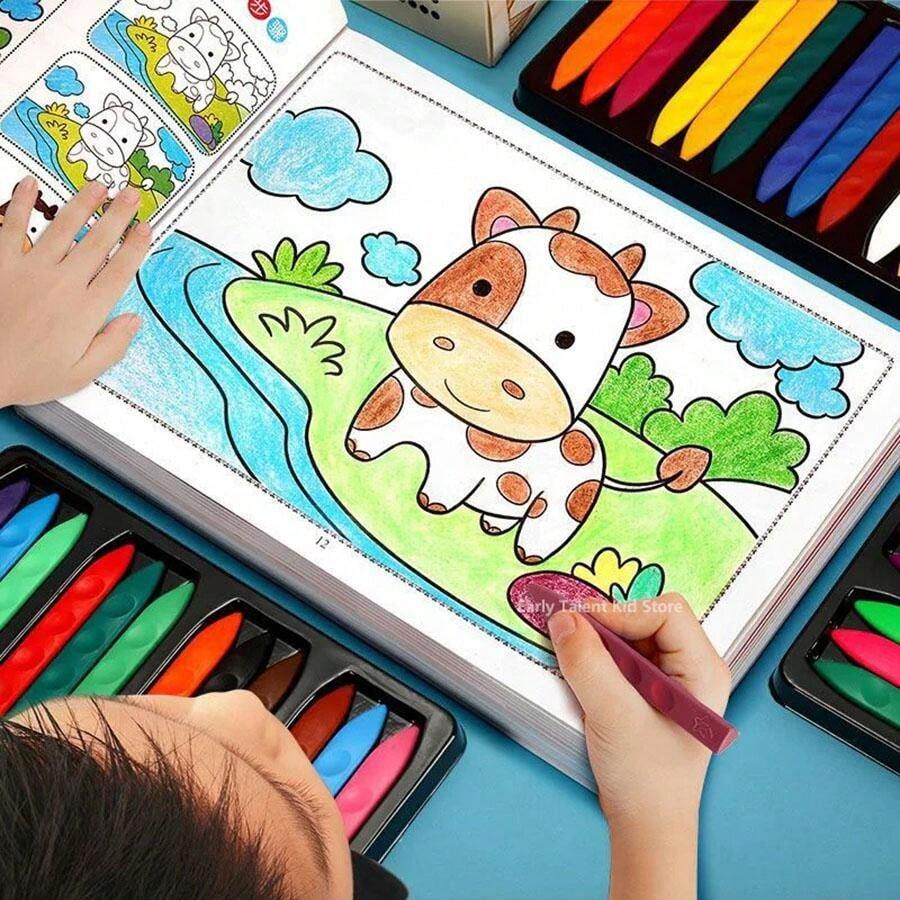 31 Pages Random A Pattern Coloring Book, Co Loring Book, Cartoon ...