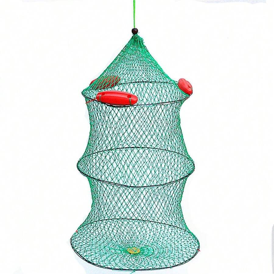 Green Big-Eye 18-Strand Floating Fish Net With Float For Sea Fishing ...