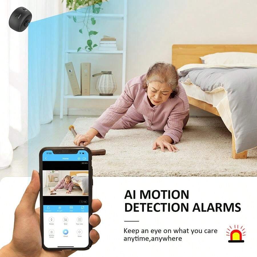 A11 5G Mini 4k Wireless Camera With Mobile WiFi Remote Monitoring, Home Network Webcam, Small ...