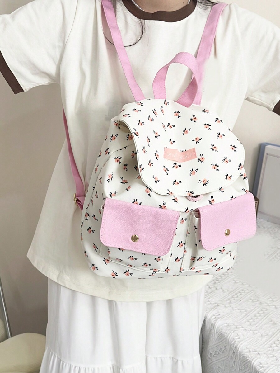 Mini Cute Lightweight Backpack, Girl Print Small Backpack, New Travel ...