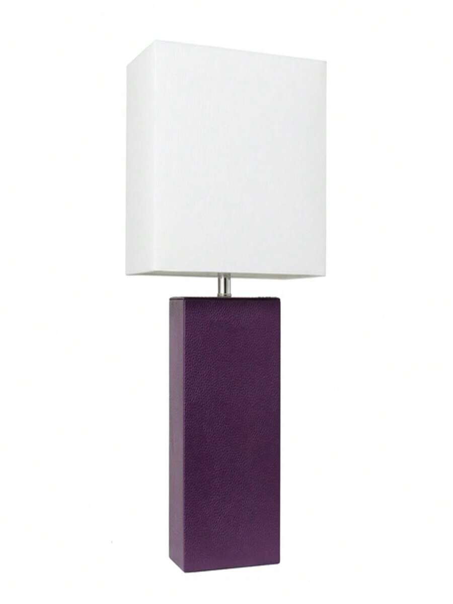Unbeatablesale Elegant Designs Modern Leather Table Lamp With White ...