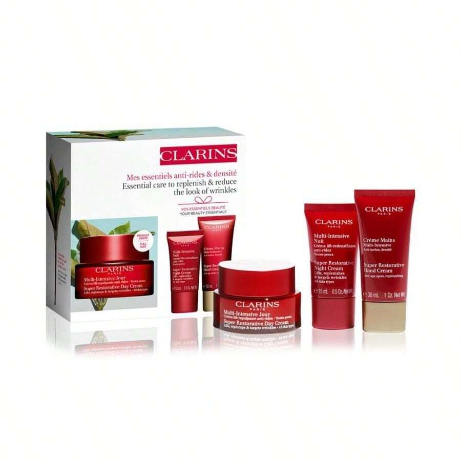 Clarins 3-Pc. Limited-Edition Super Restorative Skincare Starter Set ...