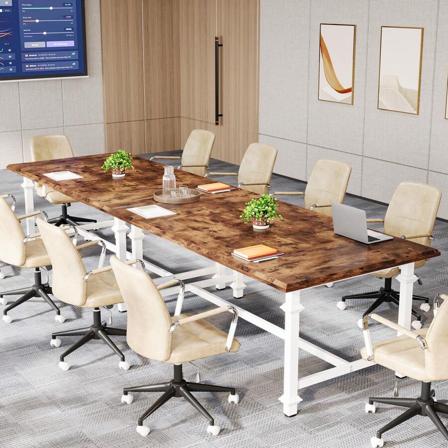 Tribesigns 5 Ft Office Conference Table, Large Conference Room Table ...