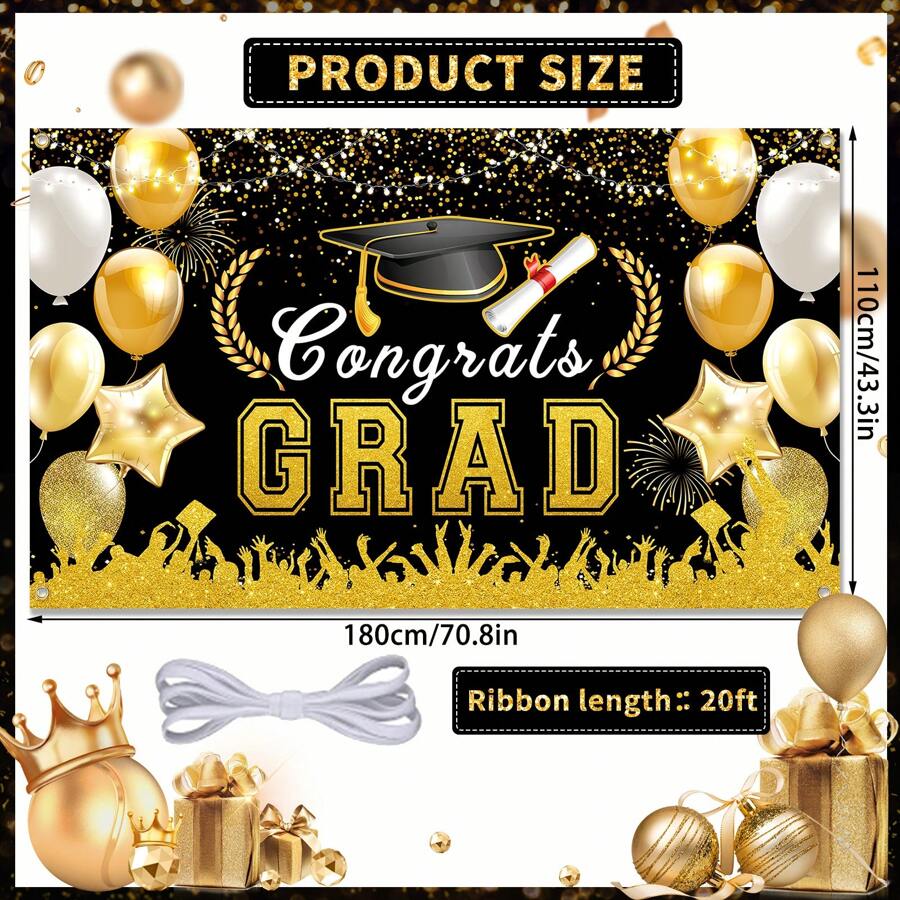 2025 Graduation Party Decorations,Graduation Season Banner Hanging Flag ...