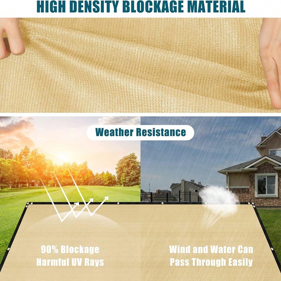Beige Fence Privacy Screen, Commercial Standard Heavy Duty Windscreen ...