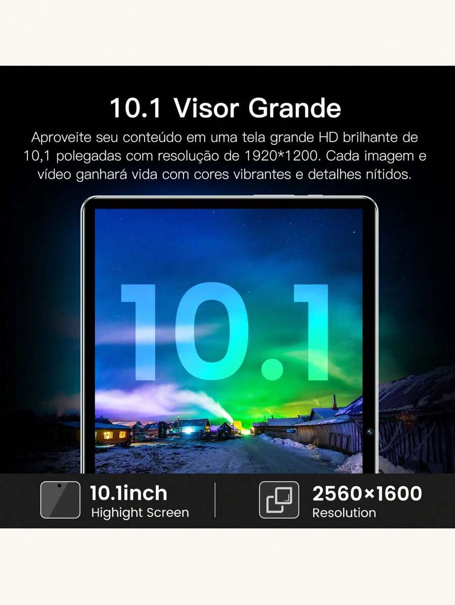 Qetupa Tablet Qetupa 10,1 polegadas, Android 13 Tablet 8 GB RAM 128 GB ...