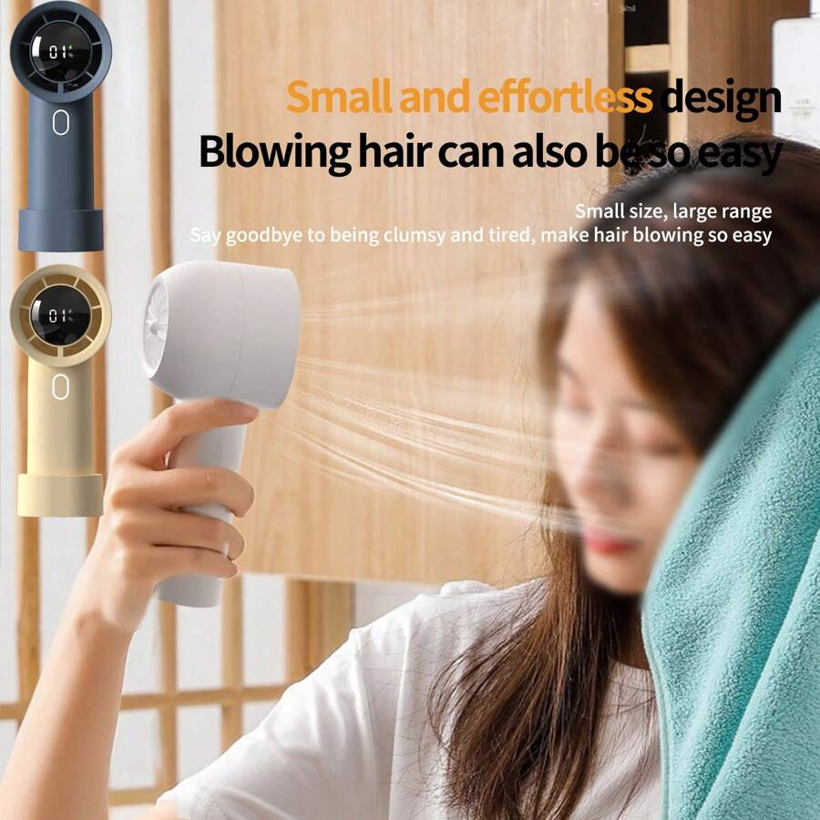 USB Power Digital Display With 5 Speed Portable Outdoor Rechargeable ...