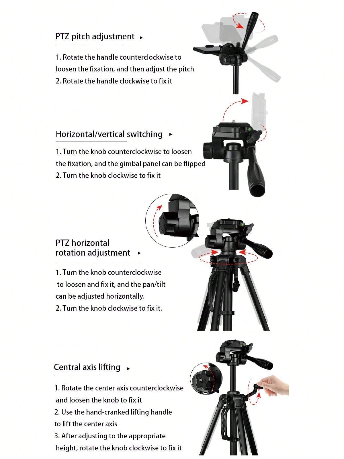 Boeica-F-360 Camera Tripod For DSLR, Photography & Videography ...