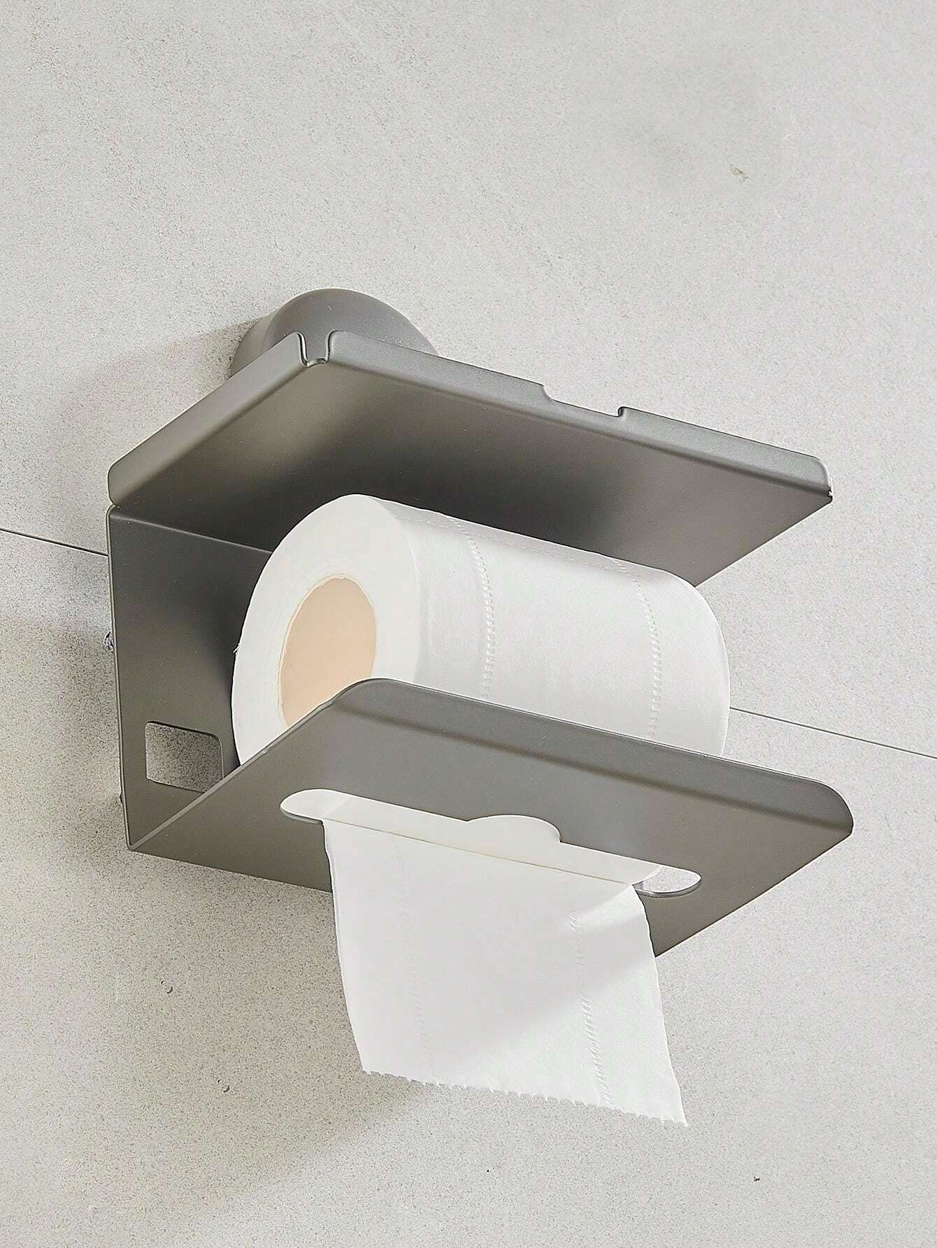 Soporte para papel higiénico con ventosa para baño, dispensador de rollo de papel higiénico de ...