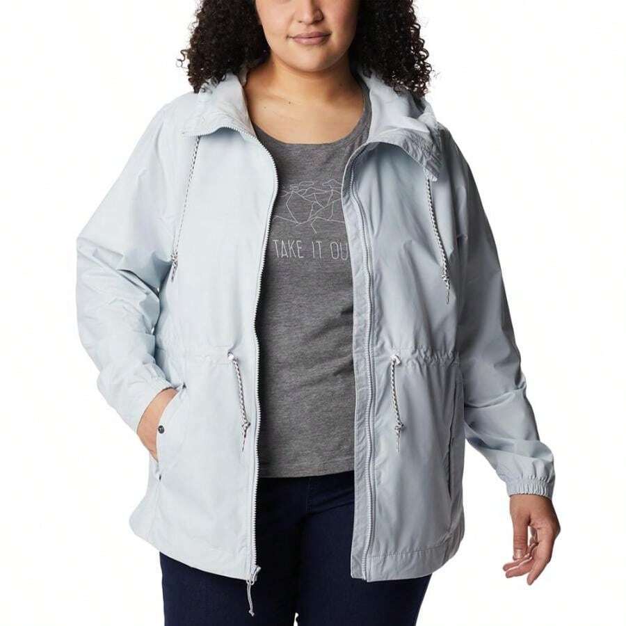 Columbia Plus Size Lillian Ridge Rain Jacket | SHEIN USA