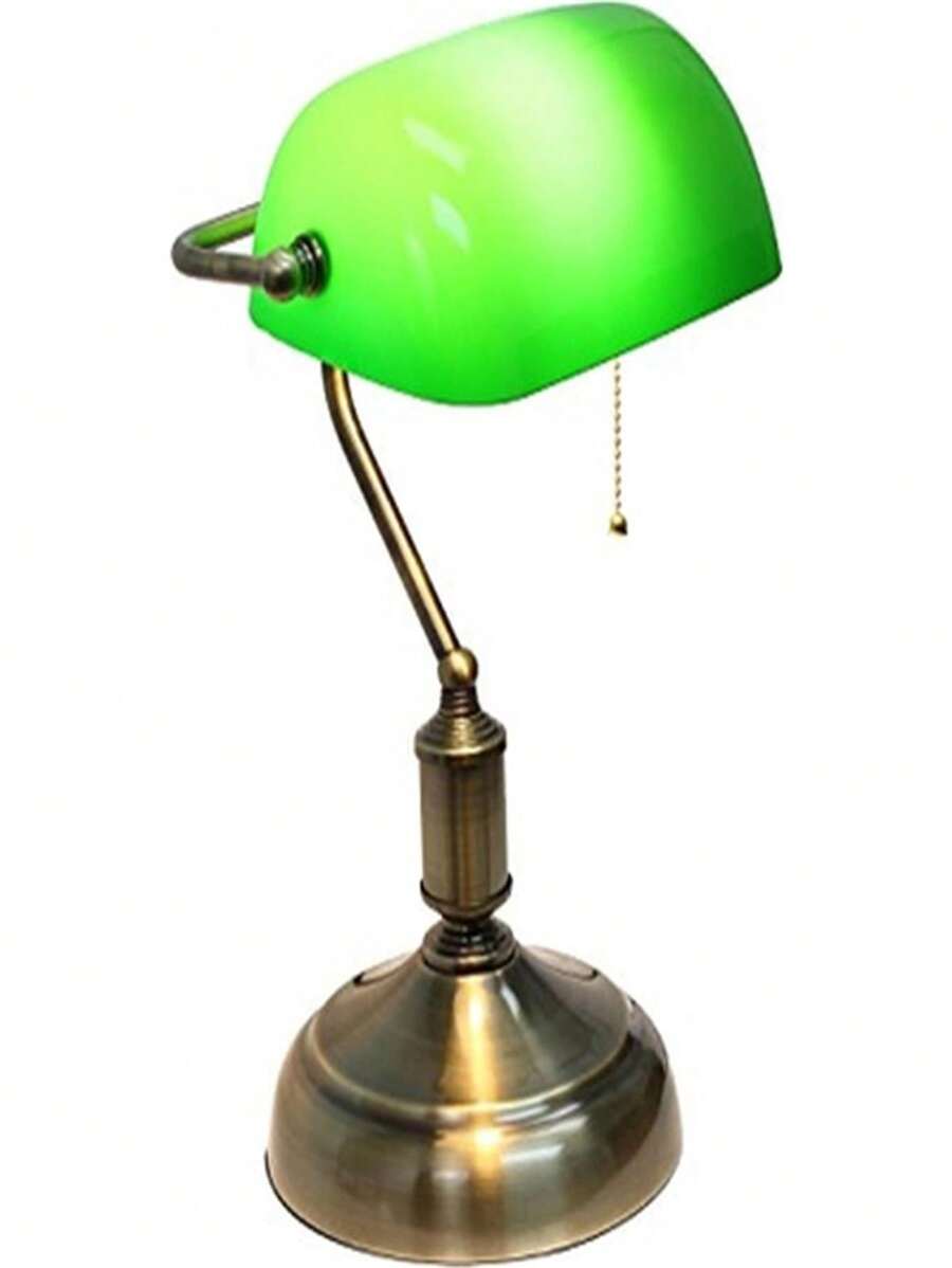 Large Bankers Table Lamp, Green | SHEIN USA