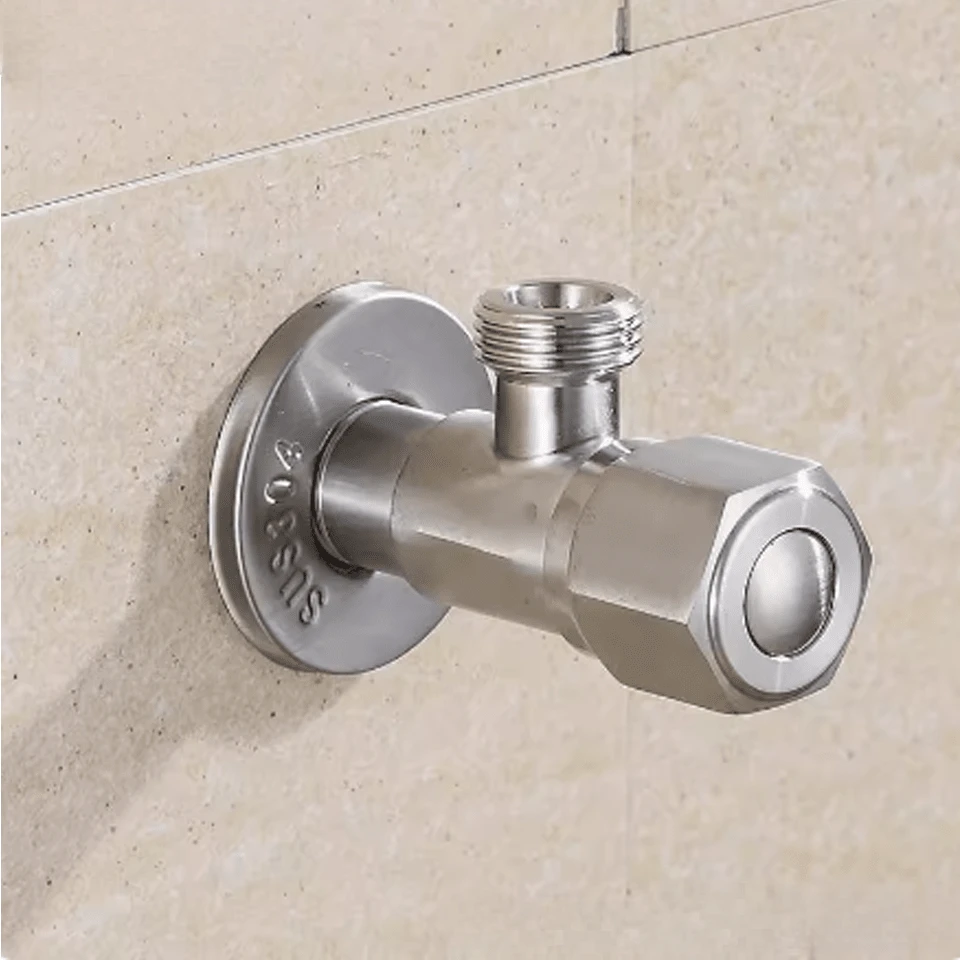 1pc Aluminum Handle Stainless Steel Diamond Valve, Thickened Copper ...