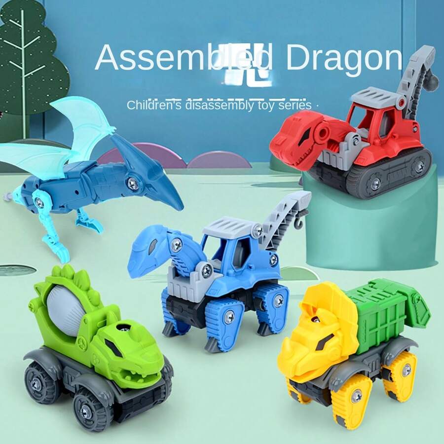 Nut Assembly Dismantling Mechanical Dinosaur Model DIY Dinosaur Battle ...