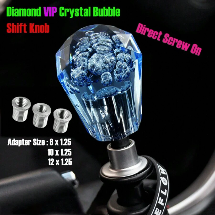 VIP JDM 60mm Manual Transmission Diamond Crystal Bubble Drift Shift ...