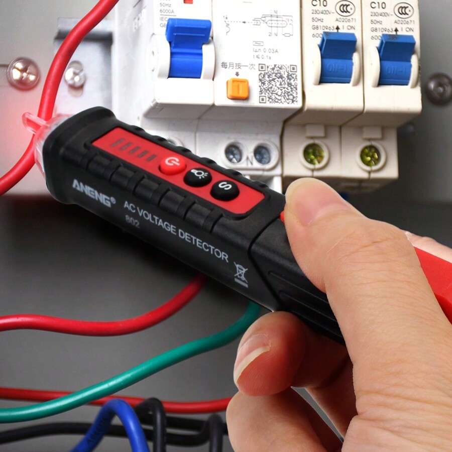 12-1000V VC1010 Digital Meter Tester Pen Sensitivity Adjustable Smart ...