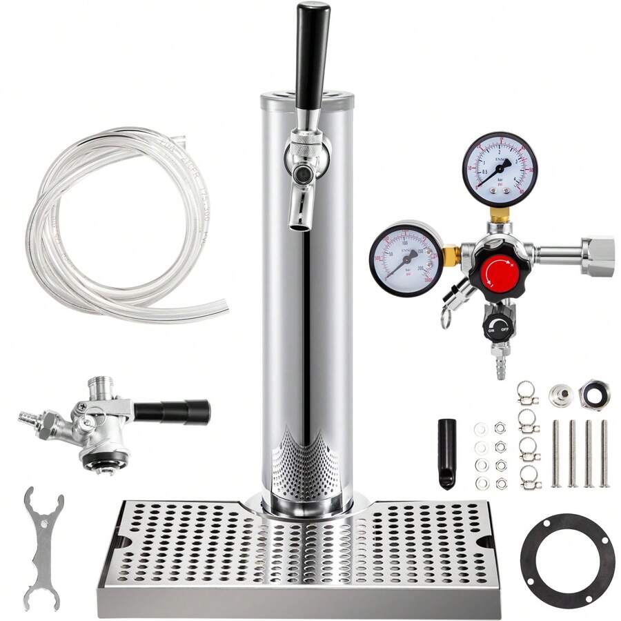 Kegerator Tower Kit, Single Tap Beer Conversion Kit, No Tank Keg ...
