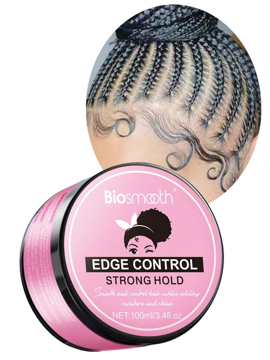 3.4fl.Oz High Hold, Non-Greasy Edges Control Hair Gel, Suitable For ...