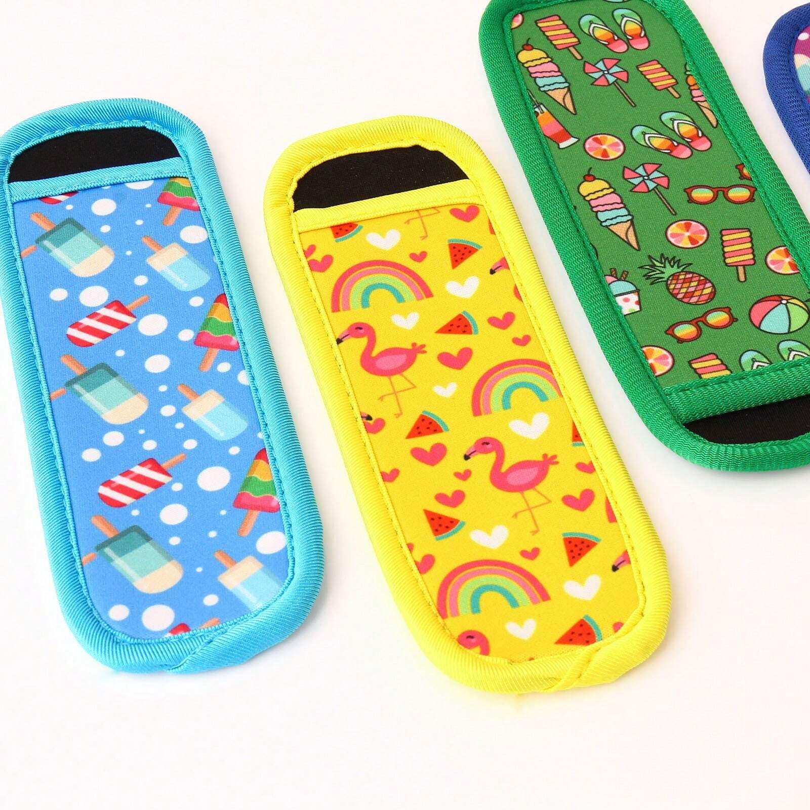 Reusable Popsicles Frozen Bags Ice Pop Stick Sleeves, Durable Popsicles ...