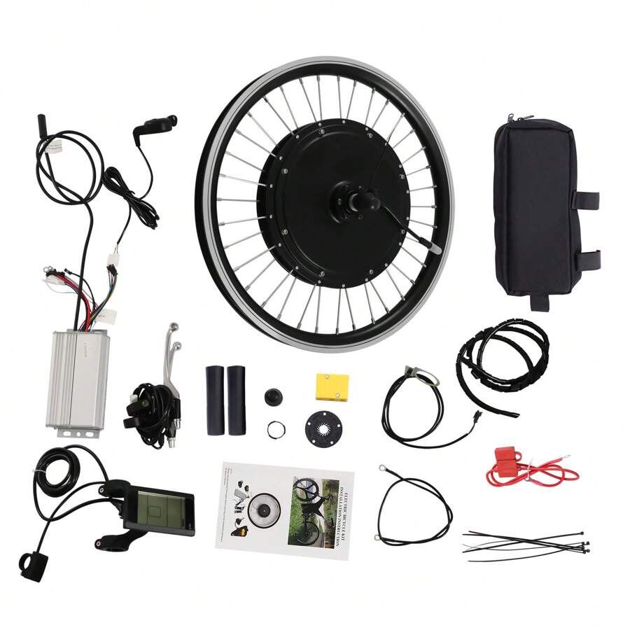 20" Front Wheel Electric Bike Hub Motor Kit, Ebike Conversion Kit For ...