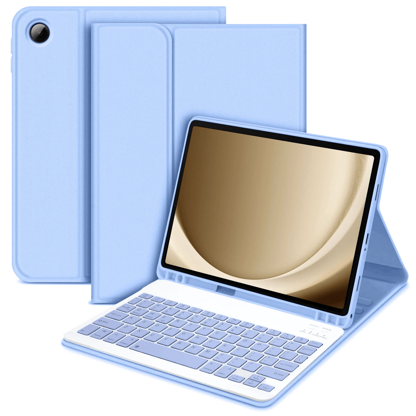 Custodia per tastiera compatibile con Samsung Galaxy Tab, iPad e Redmi ...