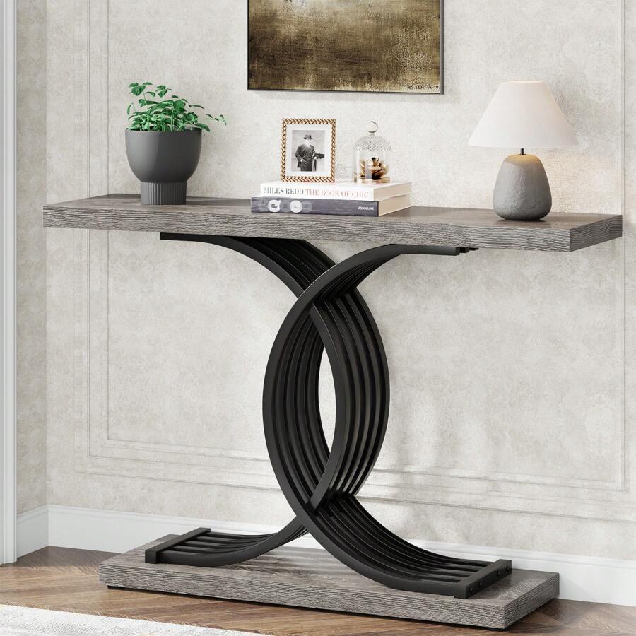 Tribesigns 39 Inches Console Entryway Table, Modern Accent Table With ...