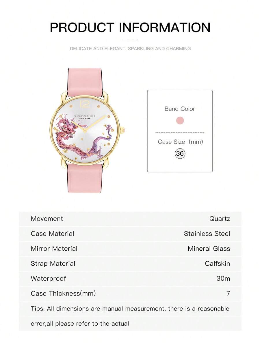 Coach /ELLIOT Series Artist Dragon Year Zodiac Watch Limited Edition ...