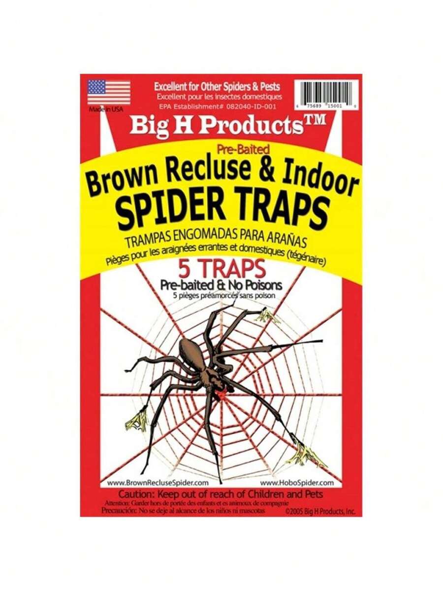 Unbeatablesale Big H Products ACEBR15001 Brown Recluse & Indoor Spider Traps - Pack Of 12 ...