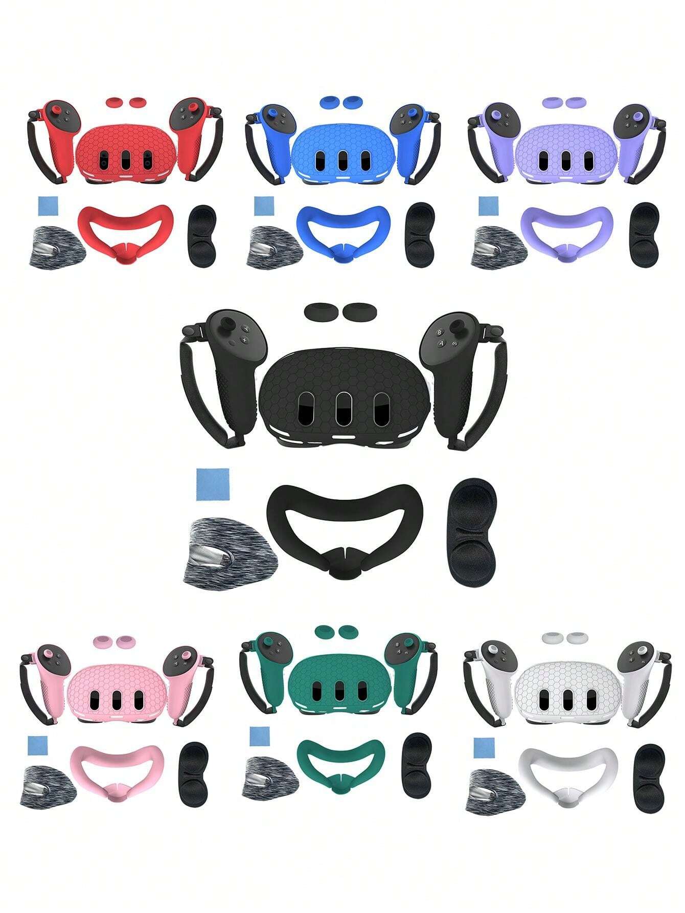 Meta Quest 3 Controller Cover, Quest 3 Silicone Protective Case, Facial ...