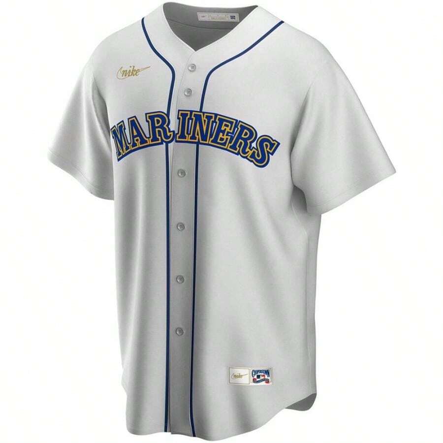 Nike Men's Edgar Martinez White Seattle Mariners Home Cooperstown ...