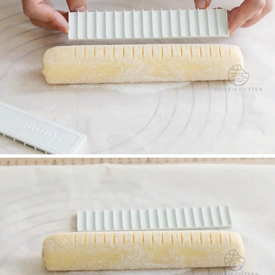 8Pcs/Set ABS Plastic Biscuit Cake Rolling Graduated Scale Balance Ruler ...