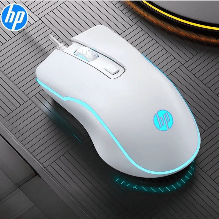 HP Wired Office Mouse Silent Desktop Notebook Gaming Game Dedicated ...
