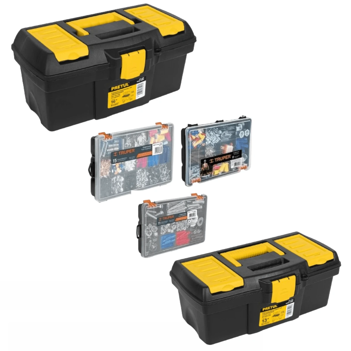 Tool Box Set 13' 16' Pretul Pack Truper Organizers | SHEIN USA