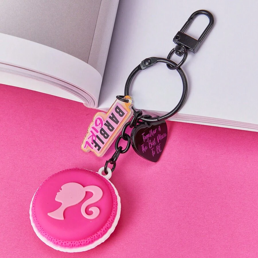 Miniso Barbie Macaron Series Cartoon Cute Lovely Keychain Gift ...