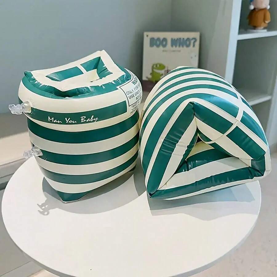 1 Pair PVC Swim Water Wings Inflatable Arm Sleeve, Swimming Pool ...