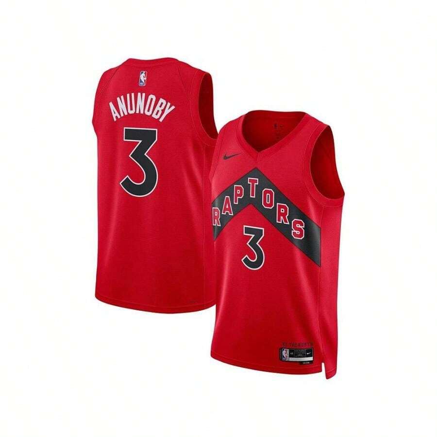 Nike | Men's And Women's OG Anunoby Red Toronto Raptors Swingman Jersey ...