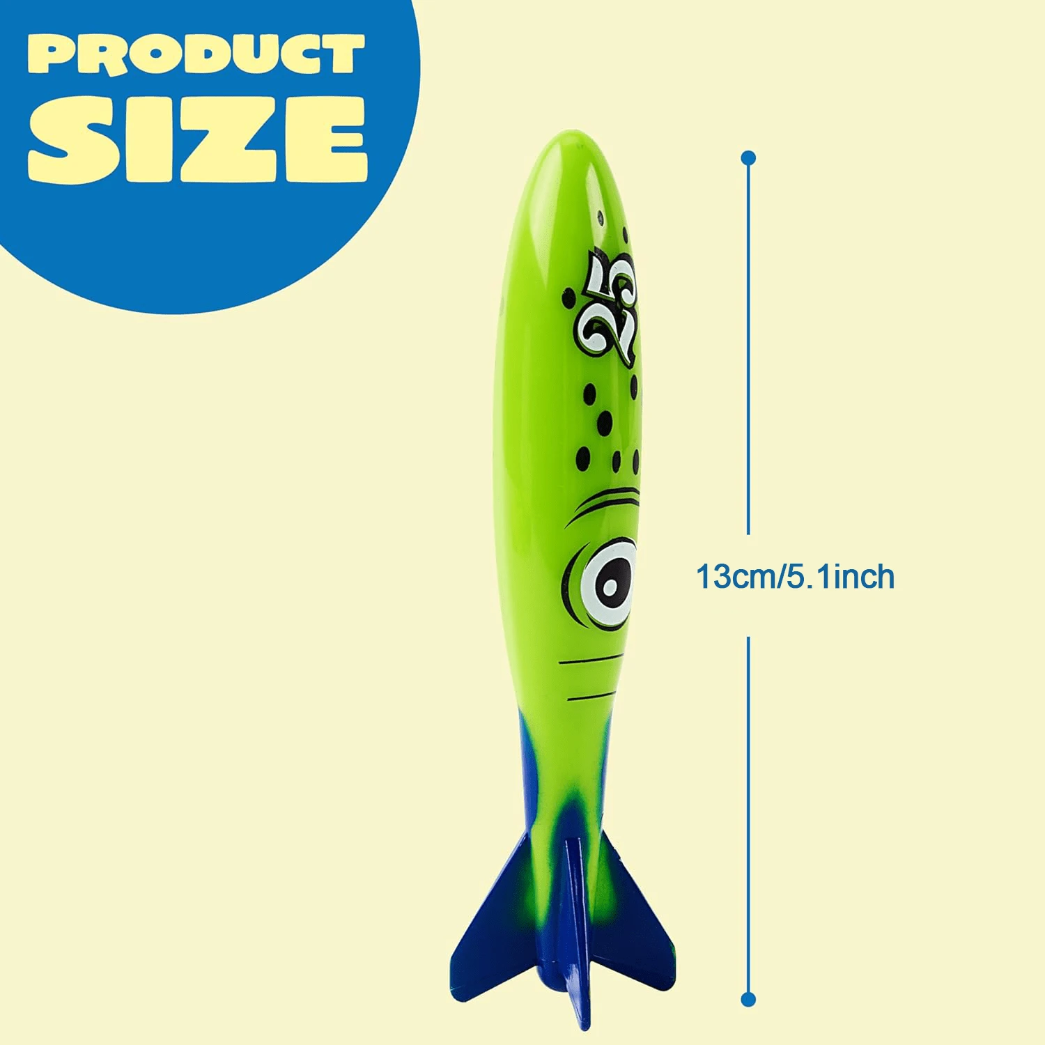 8 Pack Pool Toys, Shark Underwater Diving Toys, Colorful Swimming Toy ...