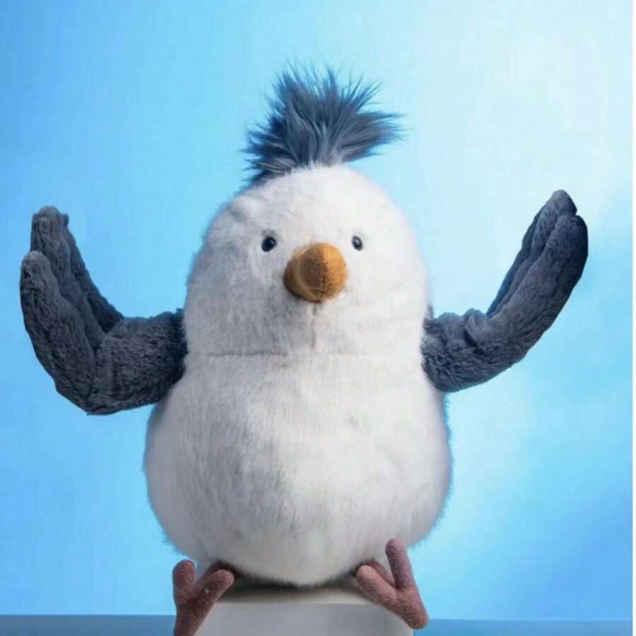 Ugly Cute Creative Plush Toy Sea Gull Ocean Stuffed Animal, Ideal For ...