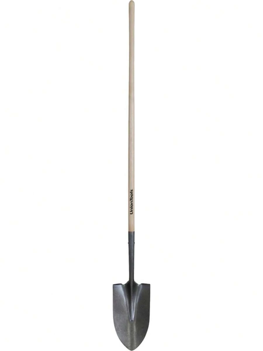 The Ames 40193 Union Long Handle Round Point Shovel, Black | SHEIN USA