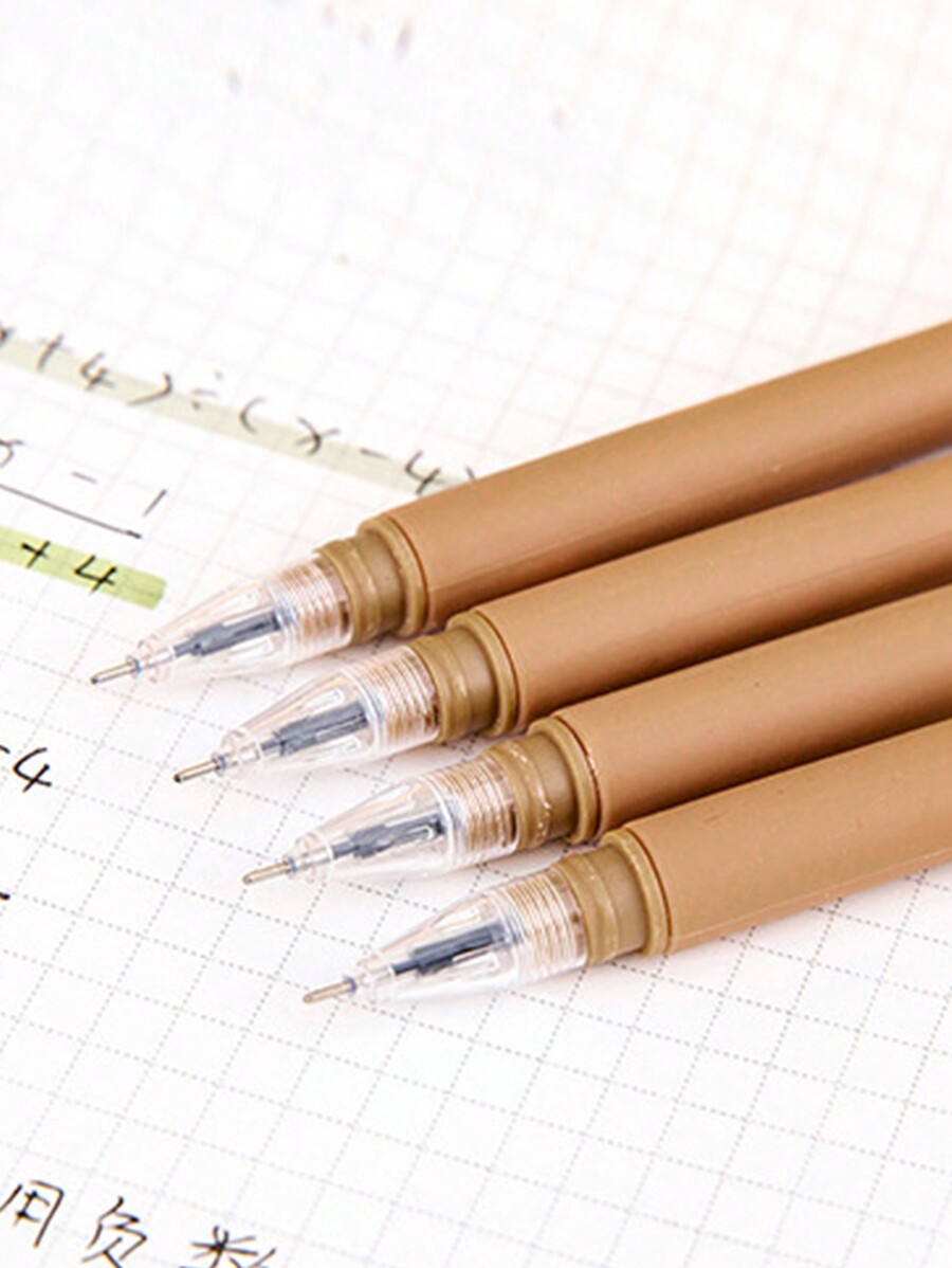 10pcs Cute Cartoon Bear Design Gel Pen, Neutral Pens For Students ...