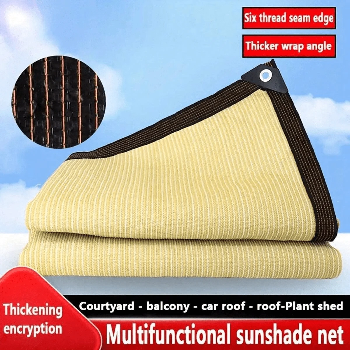 1PC Sun Shade Cloth For Plants, Balcony Privacy Screen Cover, Garden ...