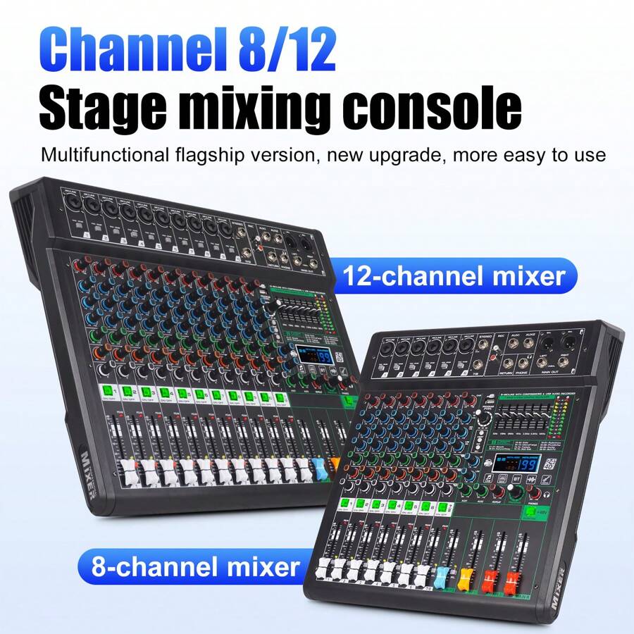 NXG NXG XF8/12/16 Console di mixaggio professionale Sistema di controllo dell'interfaccia audio ...