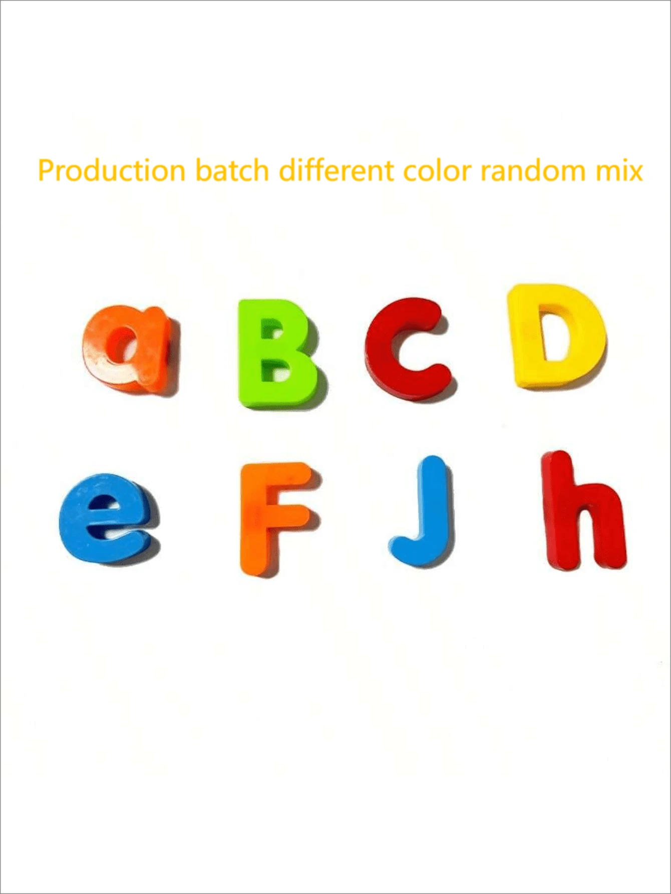 26pcs Random Color Magnetic Letters & Numbers Educational Plastic ABC ...