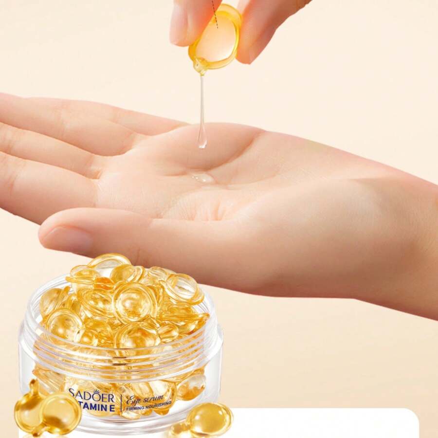 30pcs Vitamin E Eye Serum Capsules, Reduce Fine Lines Around Eyes, Firm ...
